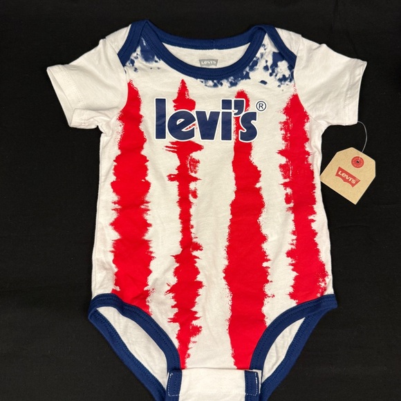 Levi's | One Pieces | Levis Red White And Blue Bodysuit With Americana ...